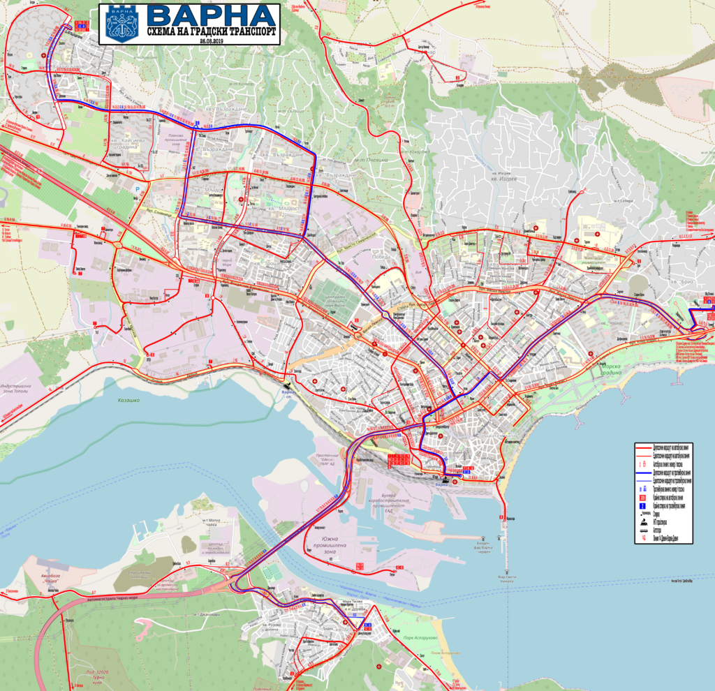 Varna – za autobusy a trolejbusy k pobřeží Černého moře – TRAM-BUS.cz